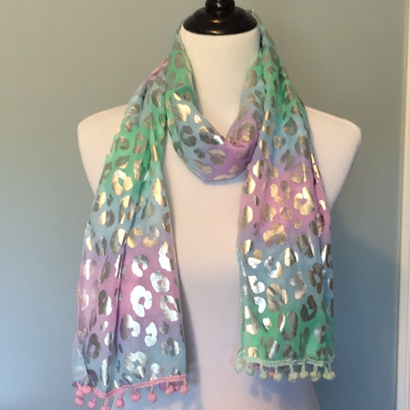 Justice | Accessories | Animal Print Ombr Scarf | Poshmark